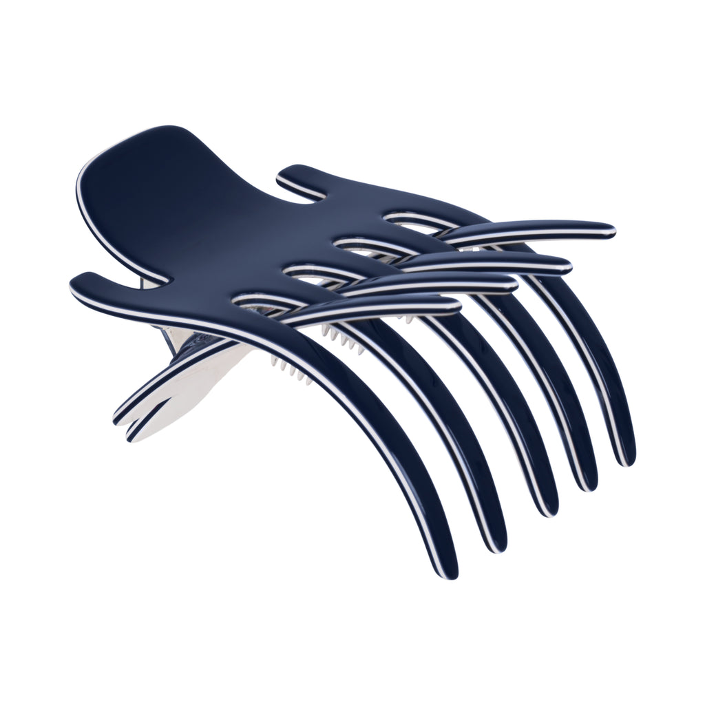 Amy Navy Claw Clip – Paris Mode