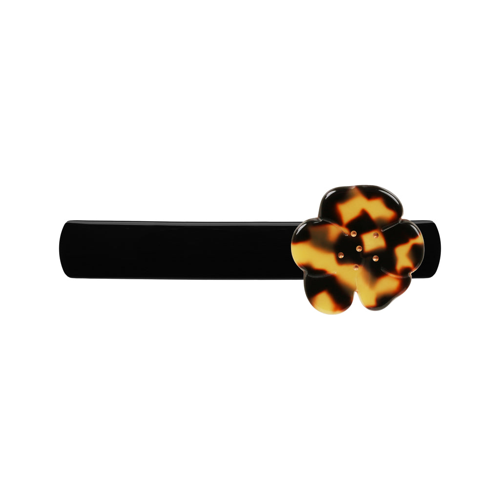 Camellia Small Dark Tortoiseshell Hair Clip – Paris Mode