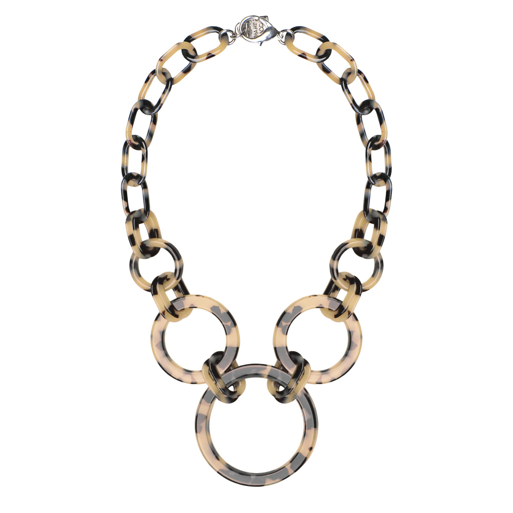 Debra Short Light Tortoiseshell Necklace – Paris Mode